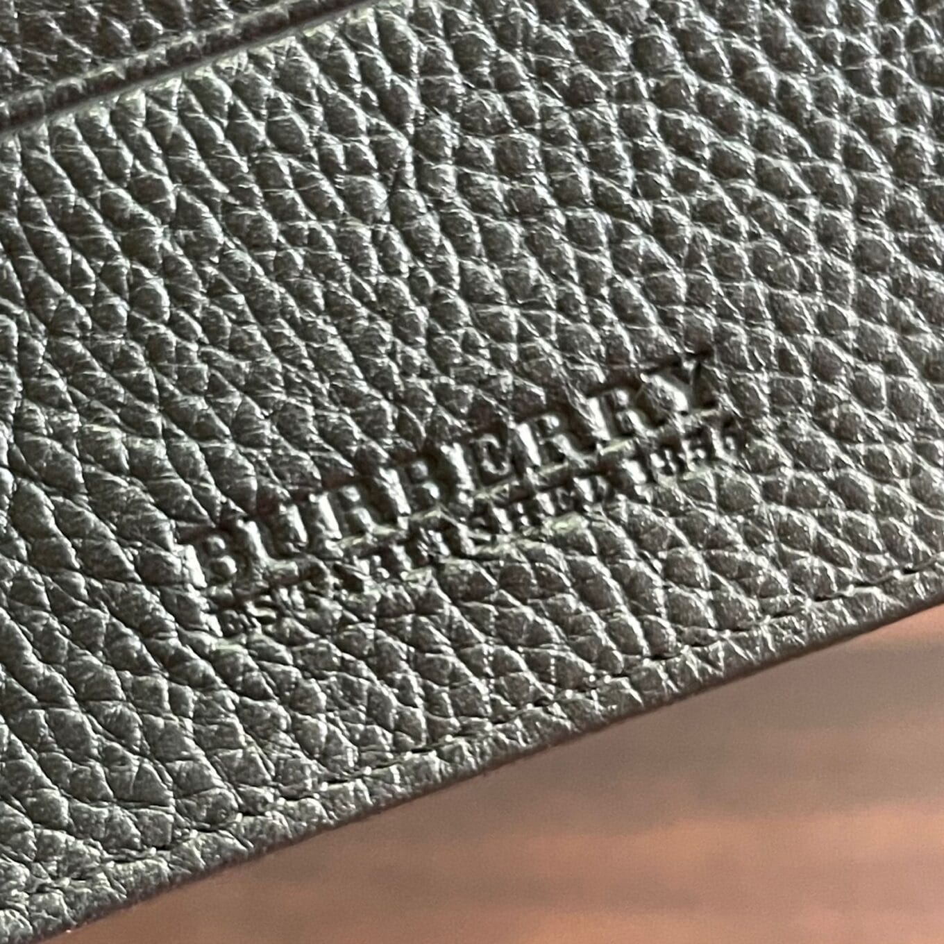 Burberry Embossed Leather Unisex Long Wallet - TheLuxuryTag
