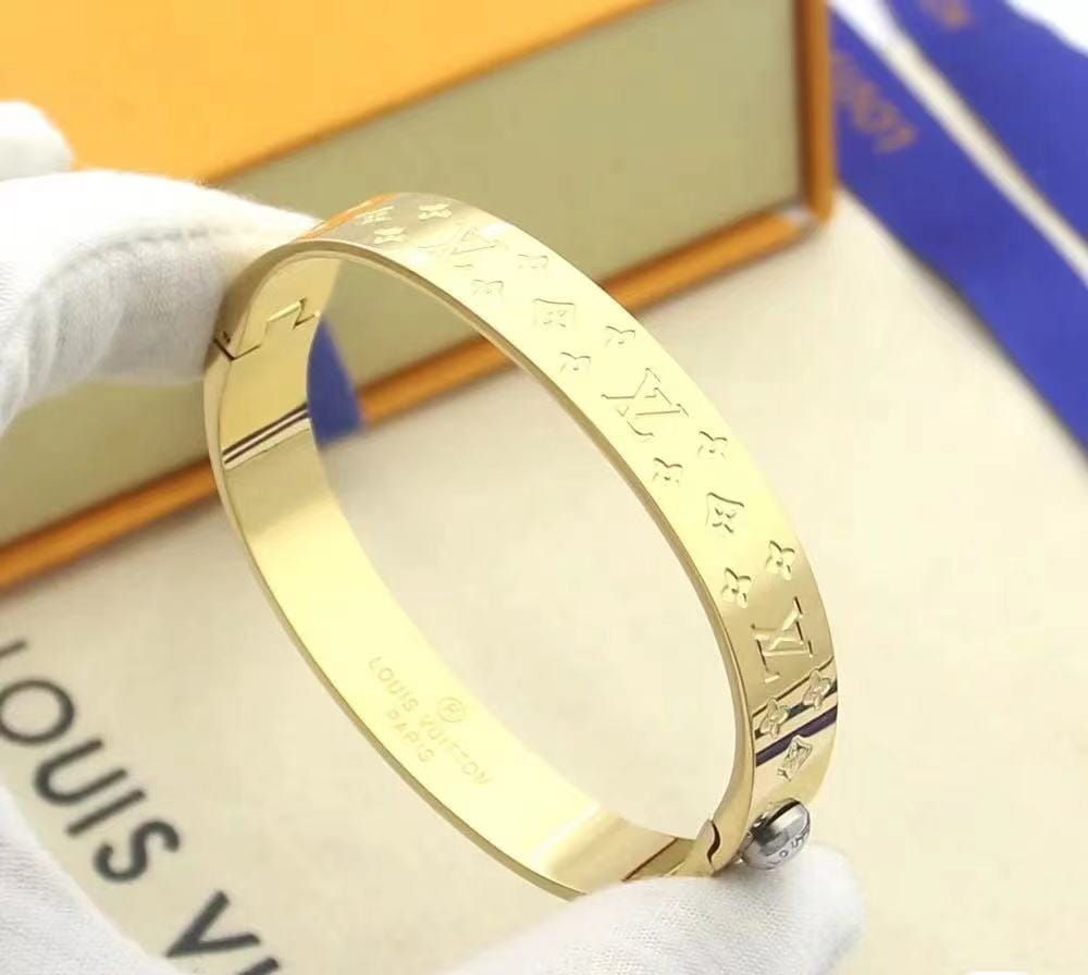 Louis Vuitton Monogram Golden Bracelet - TheLuxuryTag
