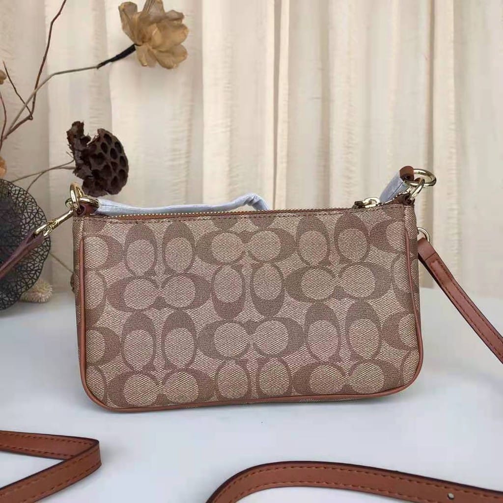 Coach Apricot Tan Shoulder Bag (With Box) - TheLuxuryTag