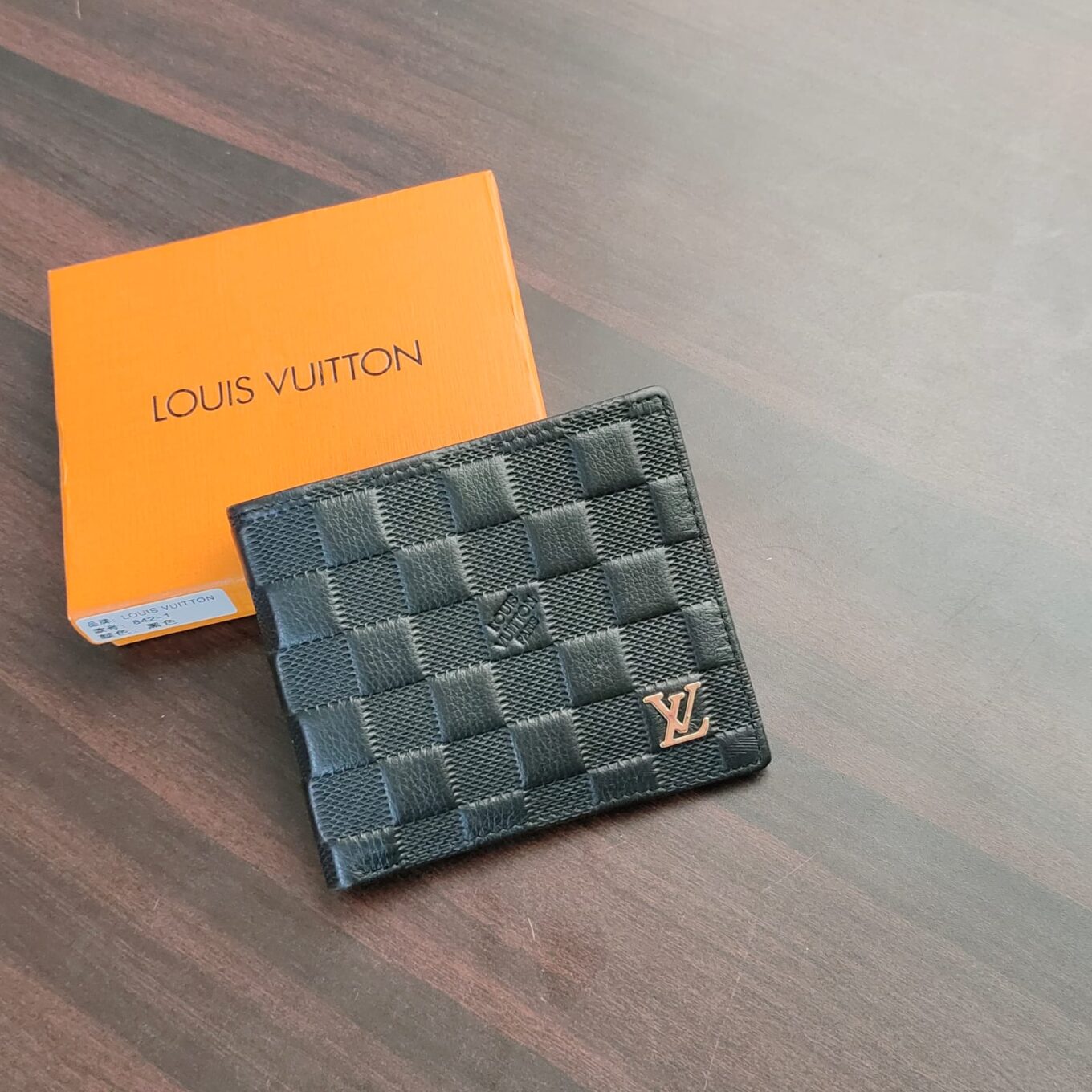 Buy Louis Vuitton Black Grid Men's Wallet - Online