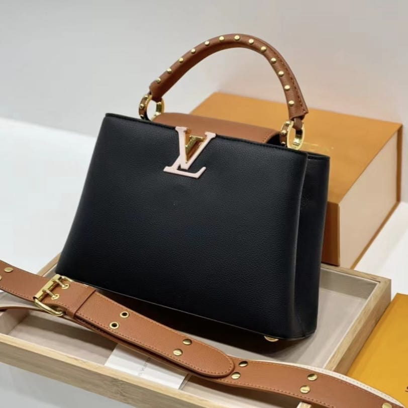 Louis Vuitton Black Capuchines PM Bag (With Box) - TheLuxuryTag