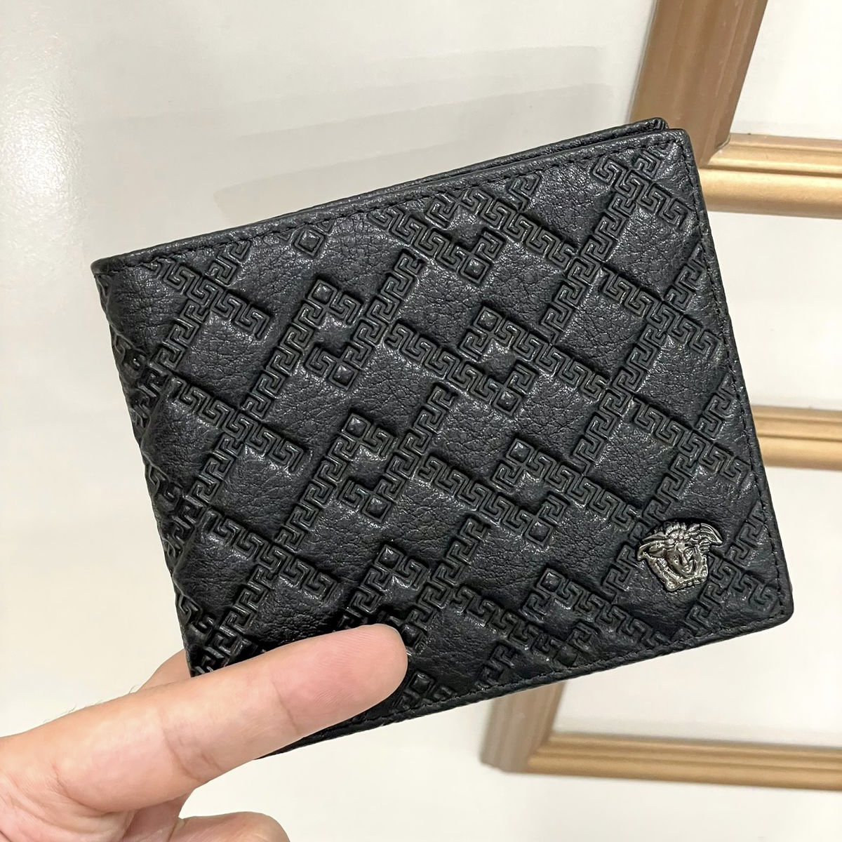 Versace Classic Embossed Men's Wallet - TheLuxuryTag