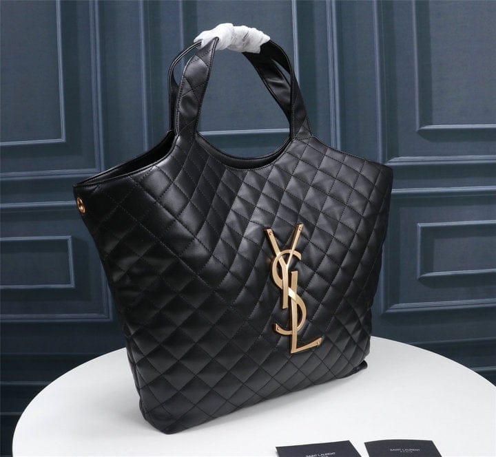 YSL ICARE Maxi Quilted Large Shopping Bag - TheLuxuryTag