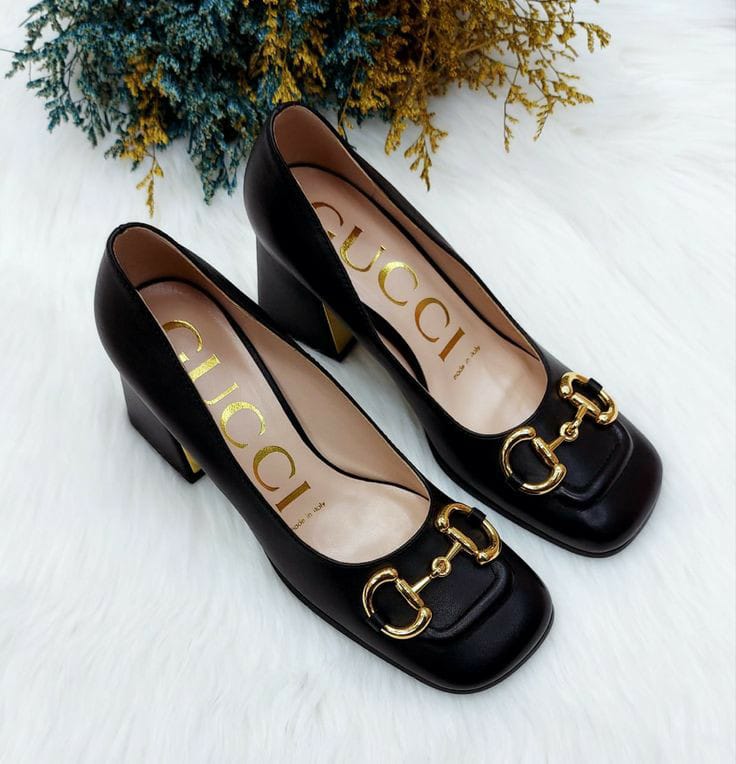 Gucci Horsebit Black Pump - TheLuxuryTag