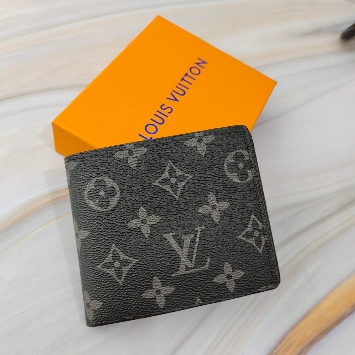 Louis Vuitton Black Mono Men's Wallet - TheLuxuryTag