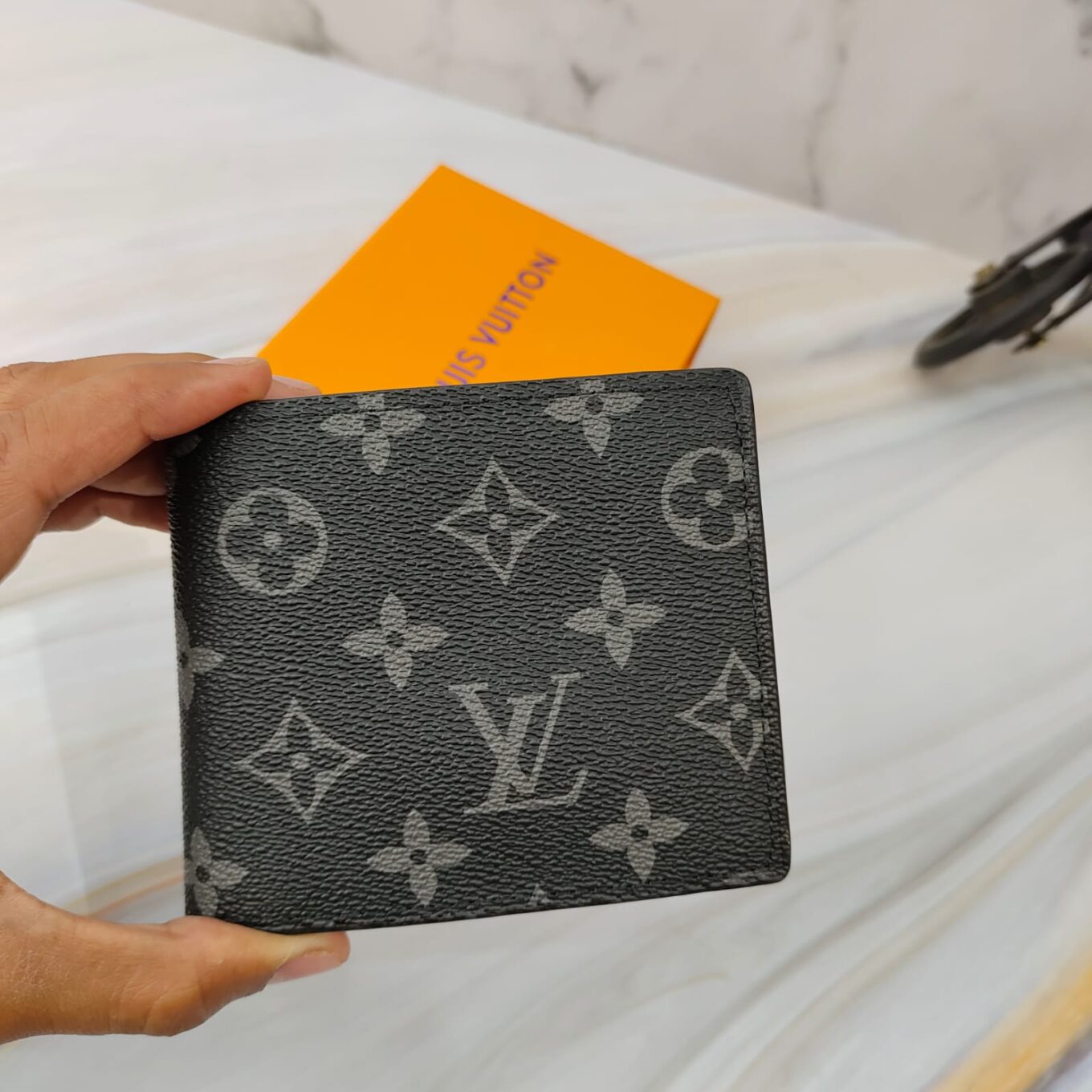 Louis Vuitton Black Mono Men's Wallet - TheLuxuryTag