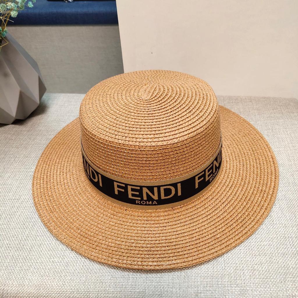 Buy FENDI UNISEX KHAKI BEACH HAT - Online