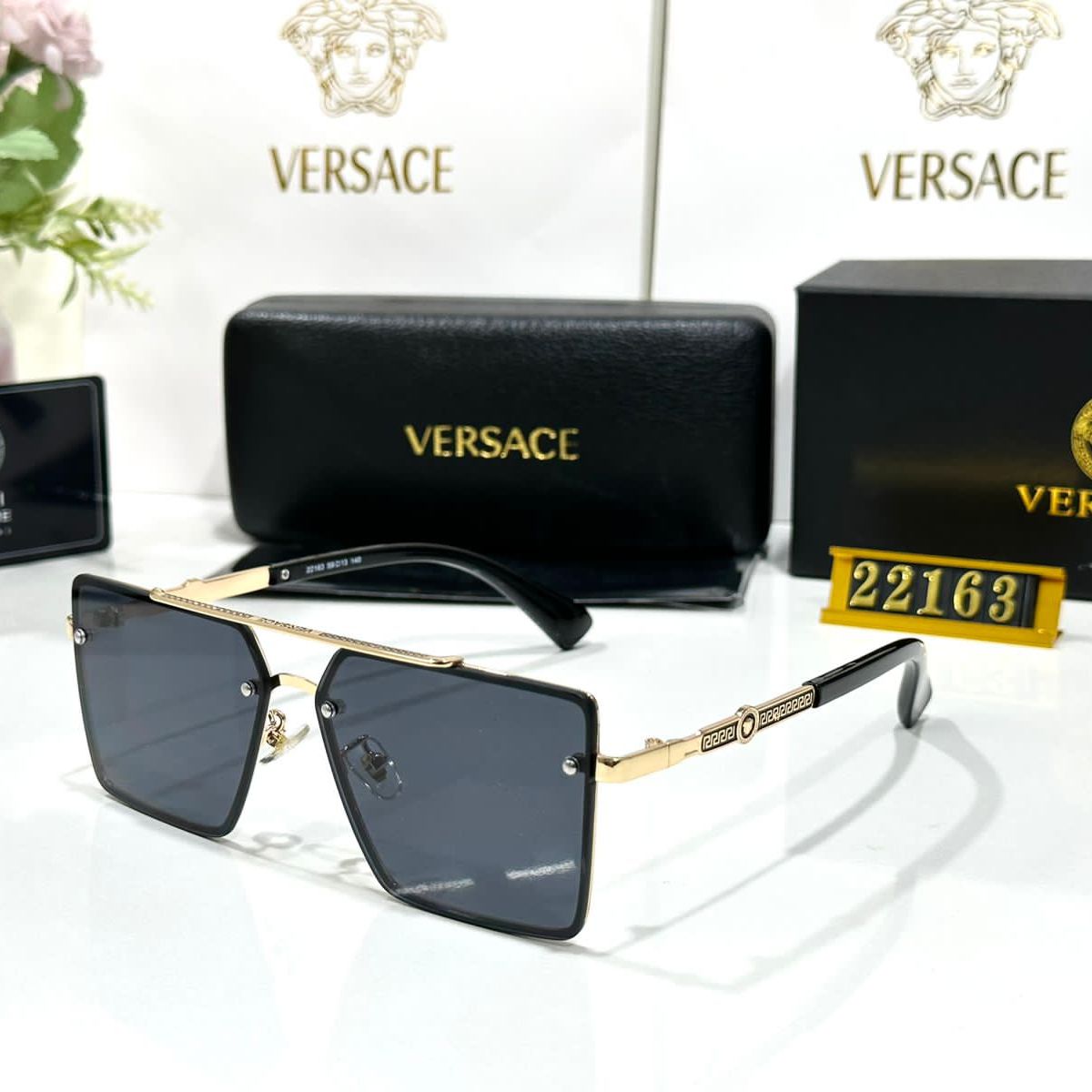 Versace Square Men’s Sunglass - TheLuxuryTag