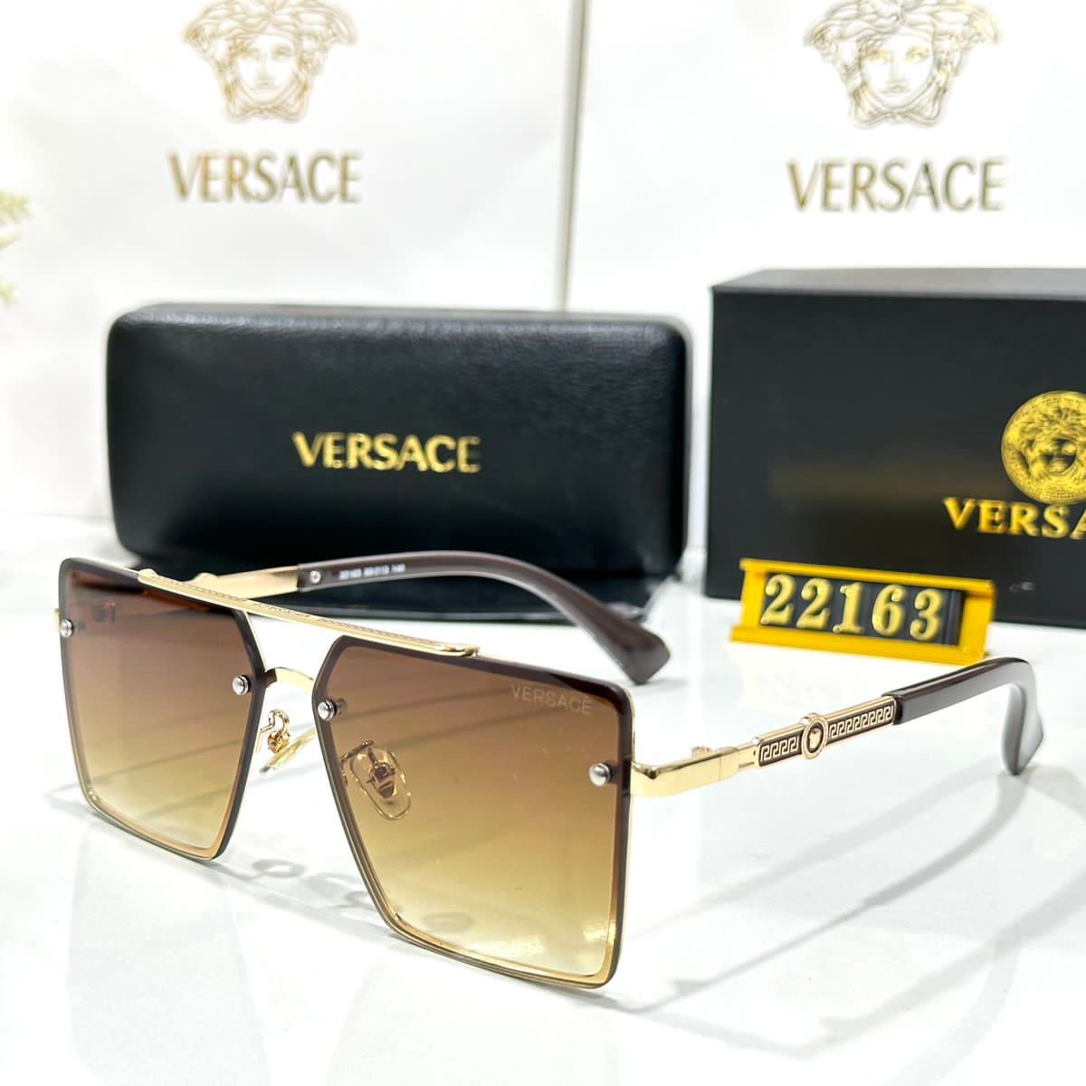 Versace Square Men’s Sunglass - TheLuxuryTag