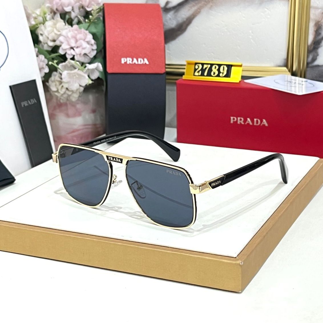 Prada Square Men’s Sunglass - TheLuxuryTag