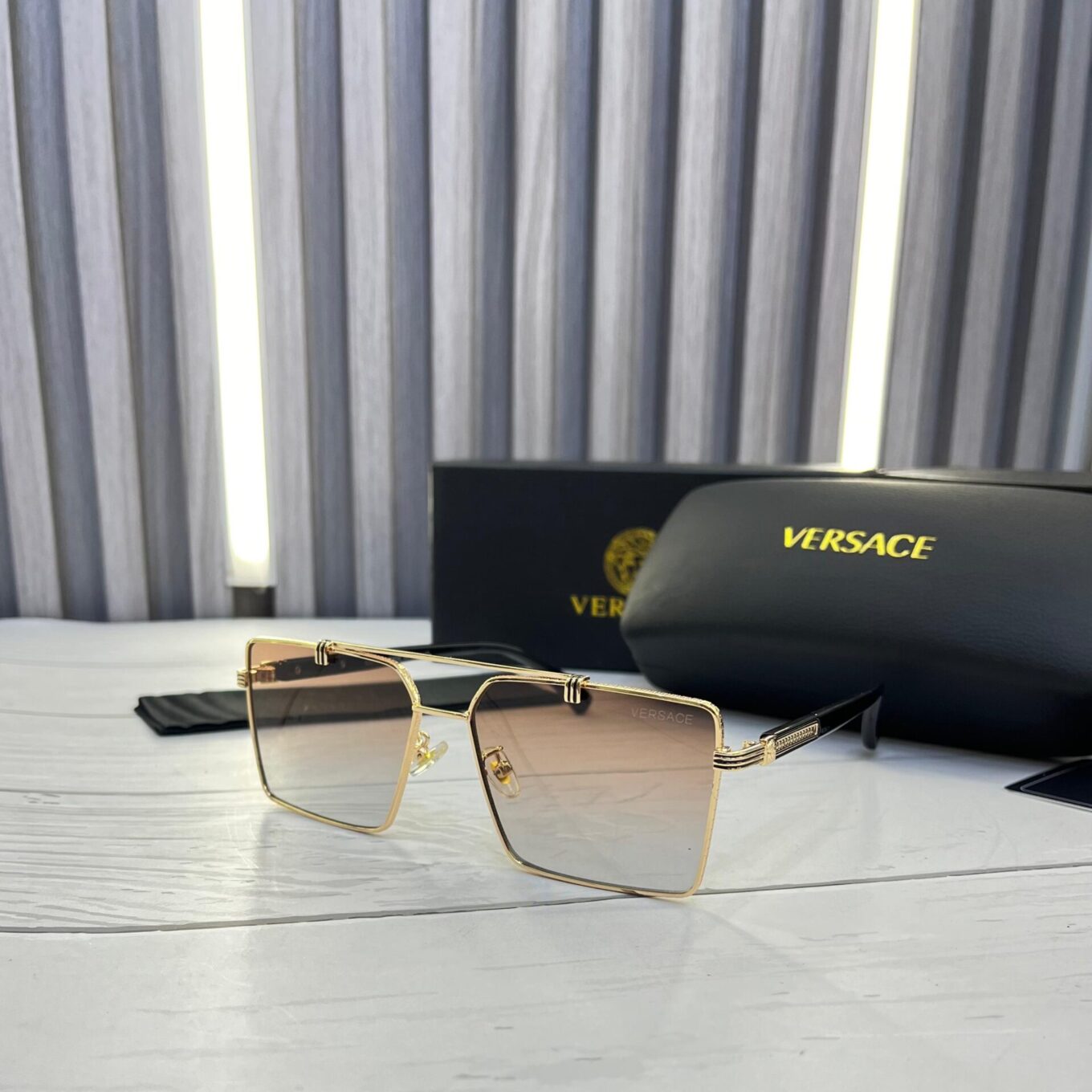 Versace Square Sunglass For Men - TheLuxuryTag