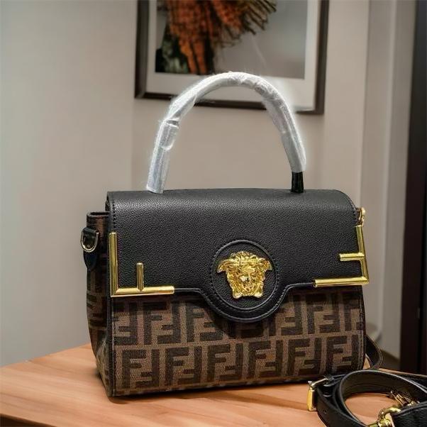 Fendi X Versace La Medusa Handbag (With Box) - TheLuxuryTag