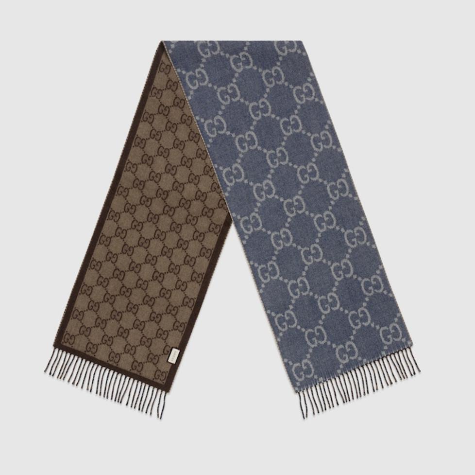 Gucci GG Jacquard Unisex Muffler - TheLuxuryTag