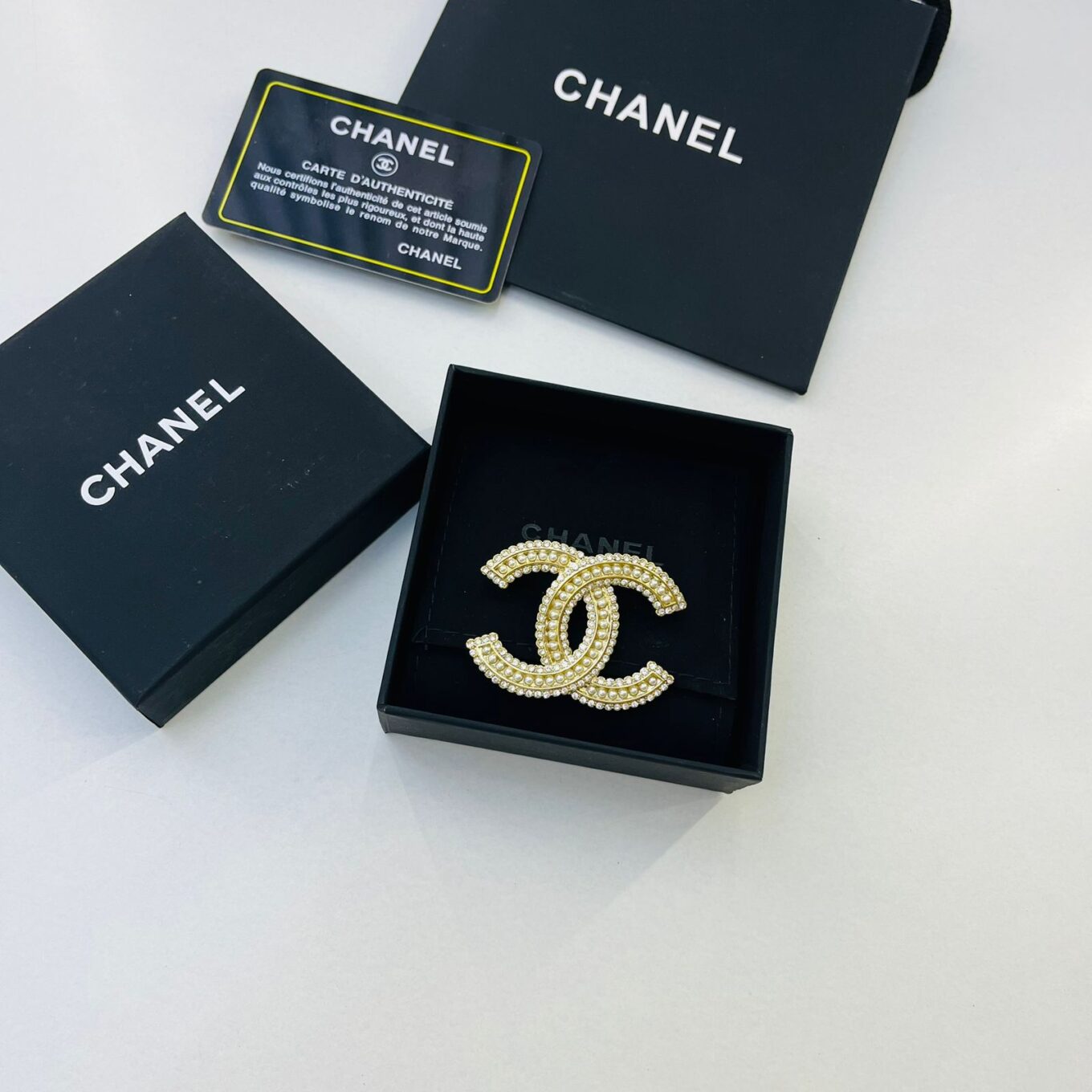 Chanel Elegant Monogram Brooch - TheLuxuryTag