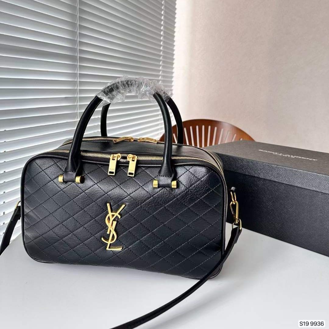 Ysl Black Large Speedy Bag (With Double Box) - TheLuxuryTag