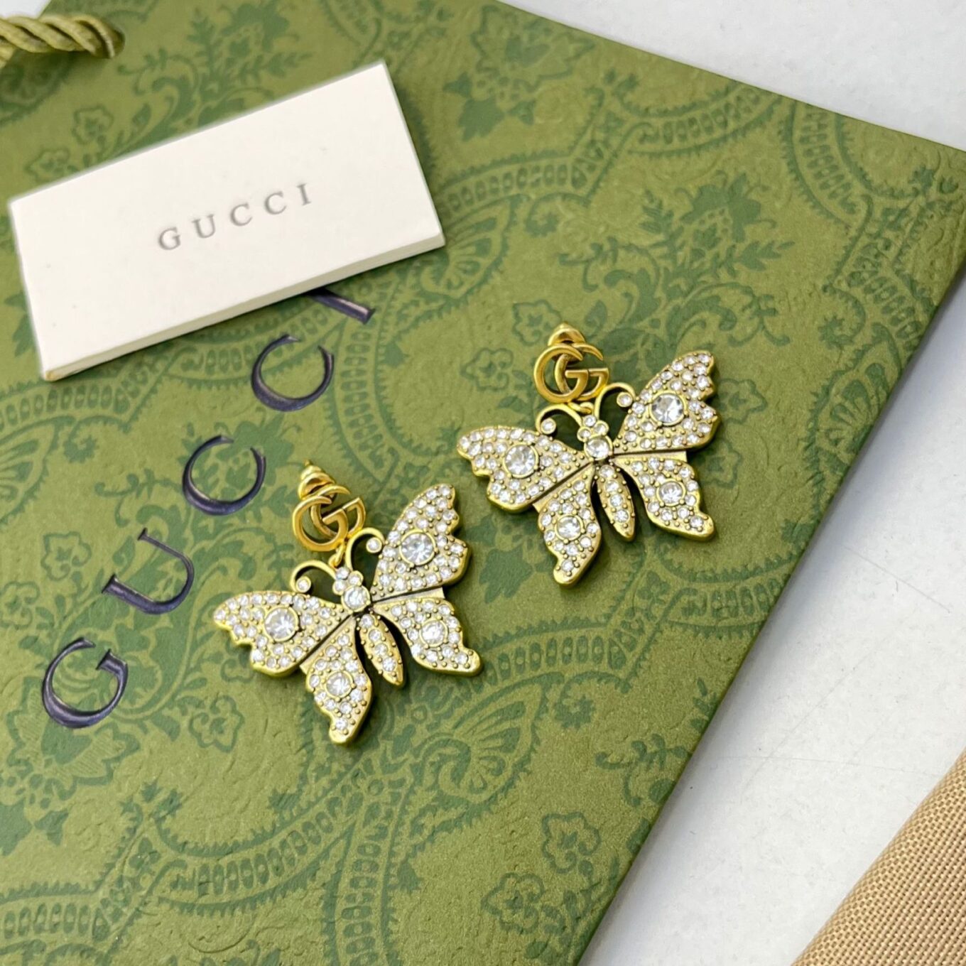 Gucci Stud Butterfly Earring - TheLuxuryTag