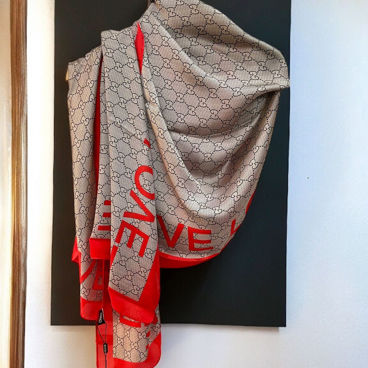 Gucci Love GG Silk Stole - TheLuxuryTag