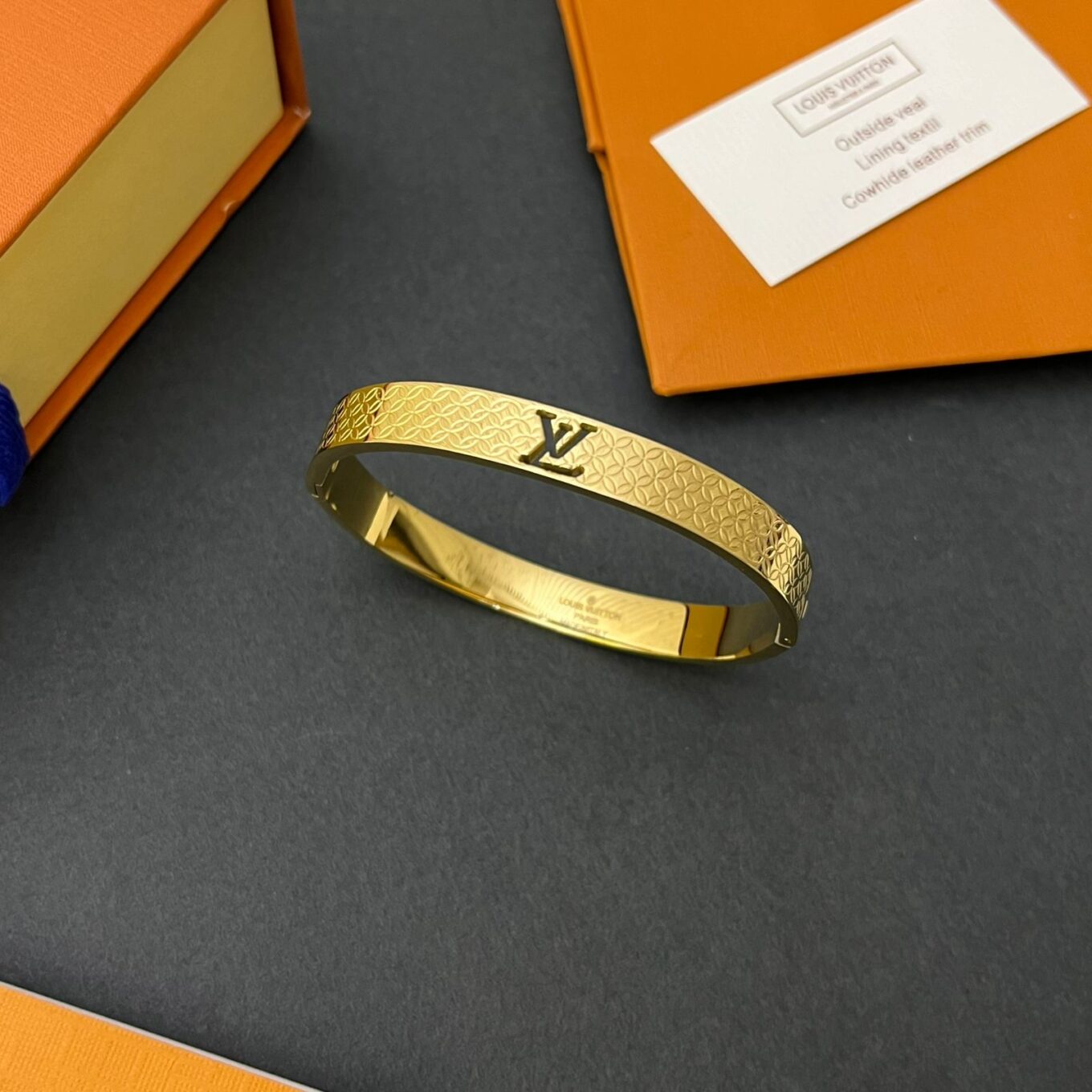 Louis Vuitton Golden Monogram Bracelet - TheLuxuryTag