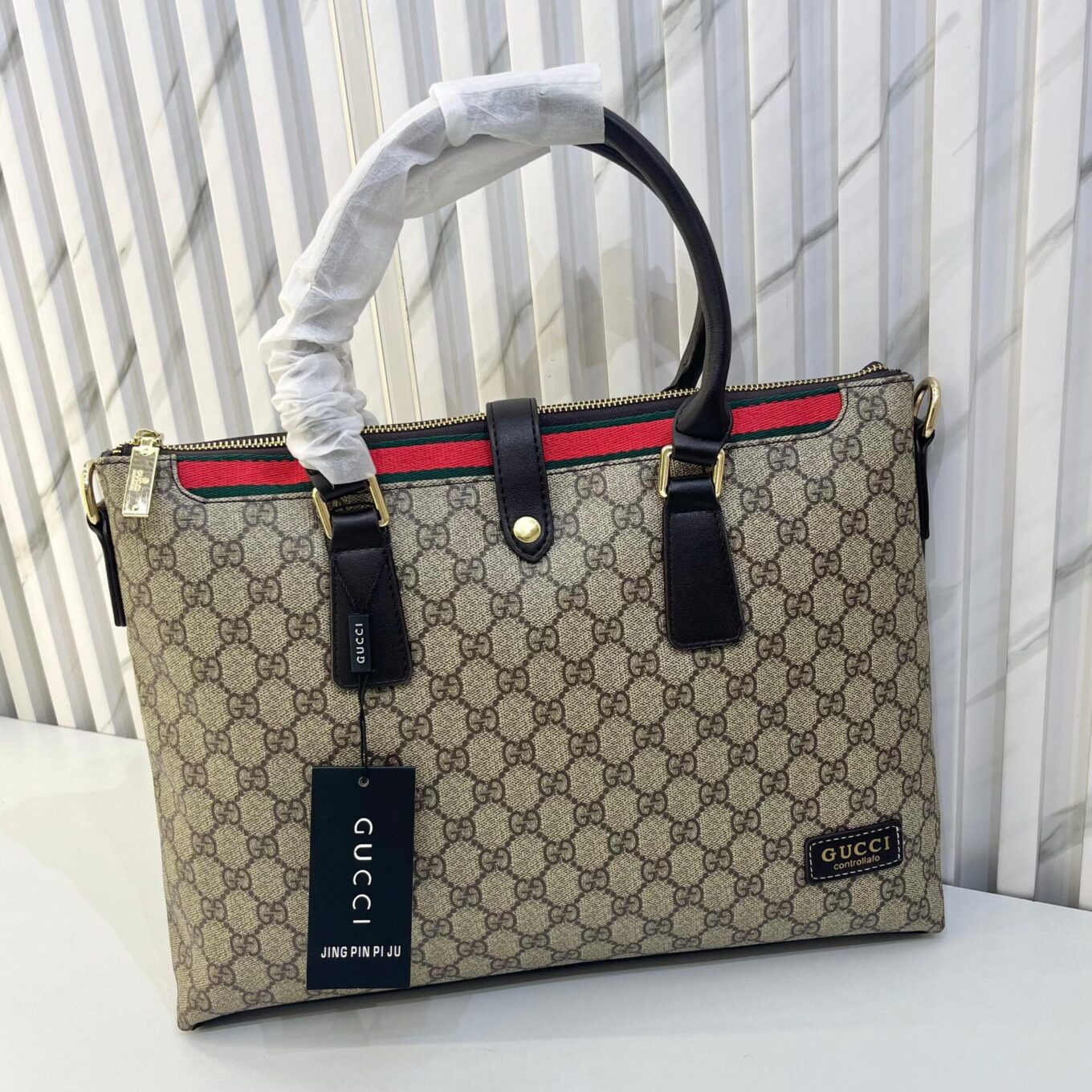 Buy Gucci Apricot Laptop Bag - Online