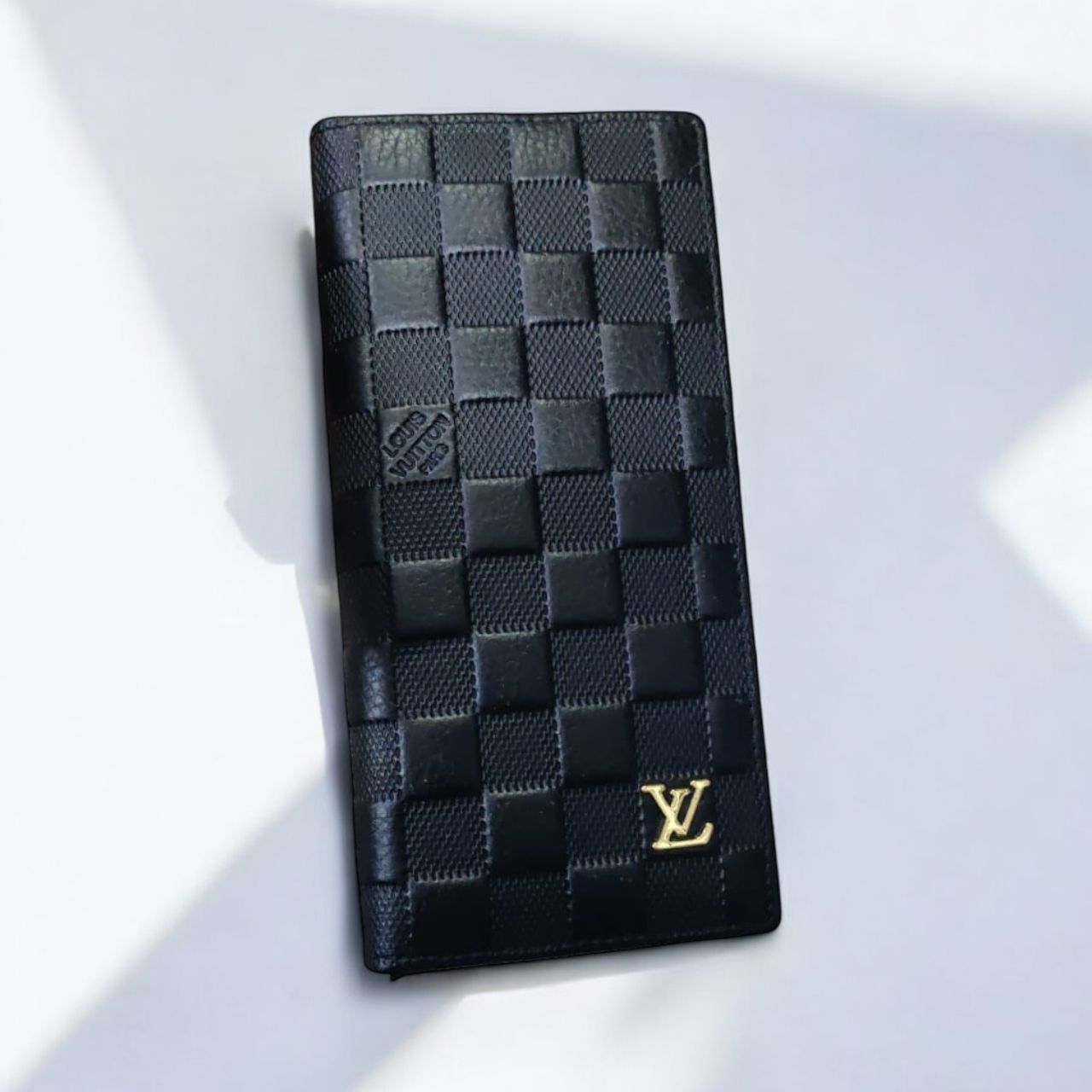 Louis Vuitton Black Grid Premium Unisex Wallet - TheLuxuryTag