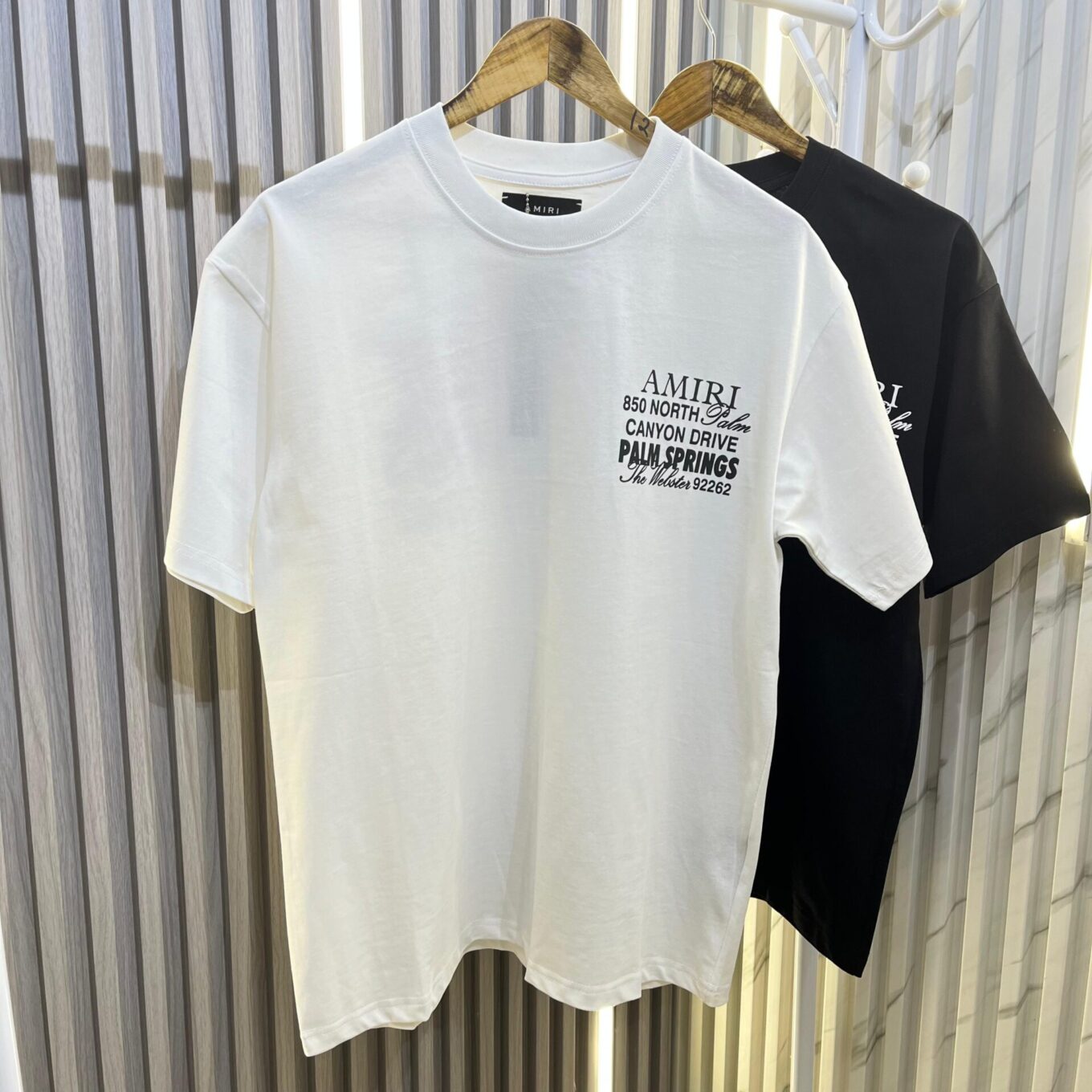 Amiri 850 North White Oversized Tshirt - TheLuxuryTag