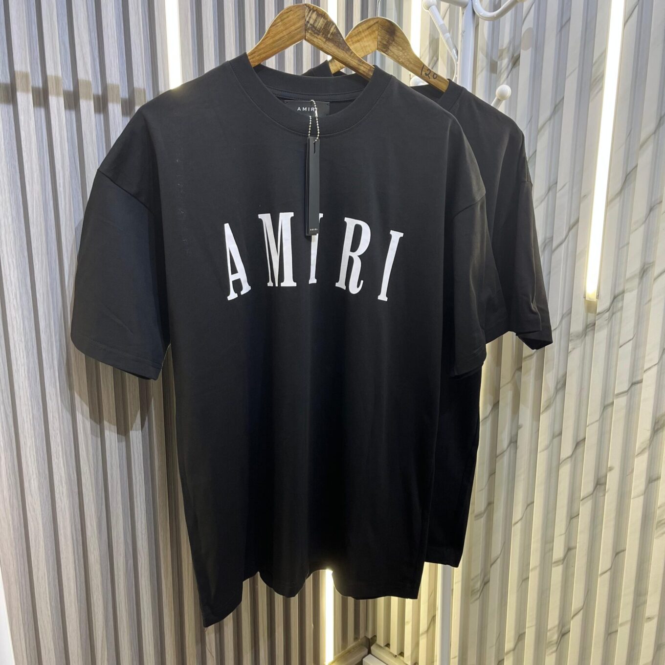 Amiri Classic Black Oversized Tshirt - TheLuxuryTag