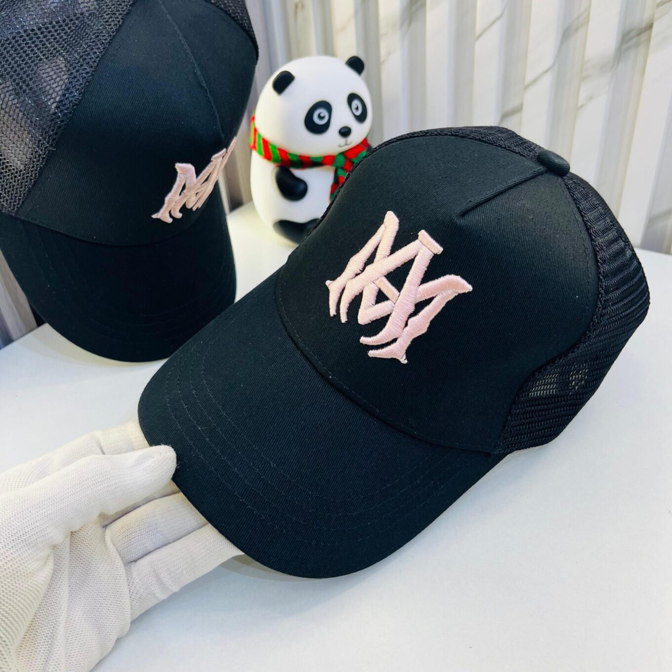 Buy Amiri Black Pink Baseball Cap - Online