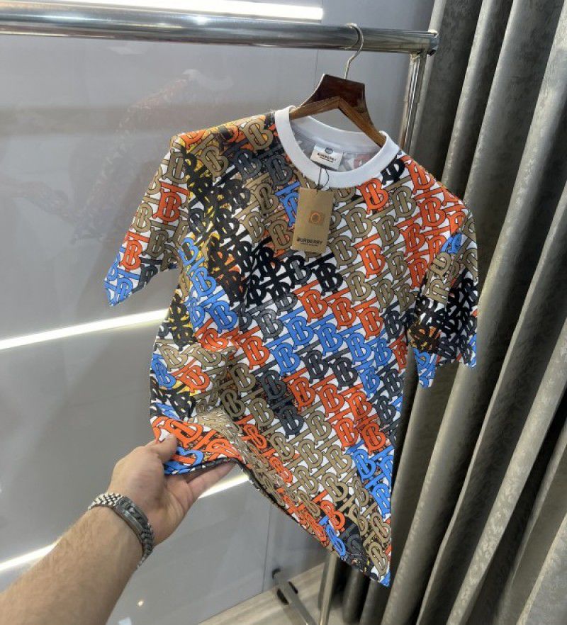 Burberry Multi TB Round Neck Tshirt - TheLuxuryTag