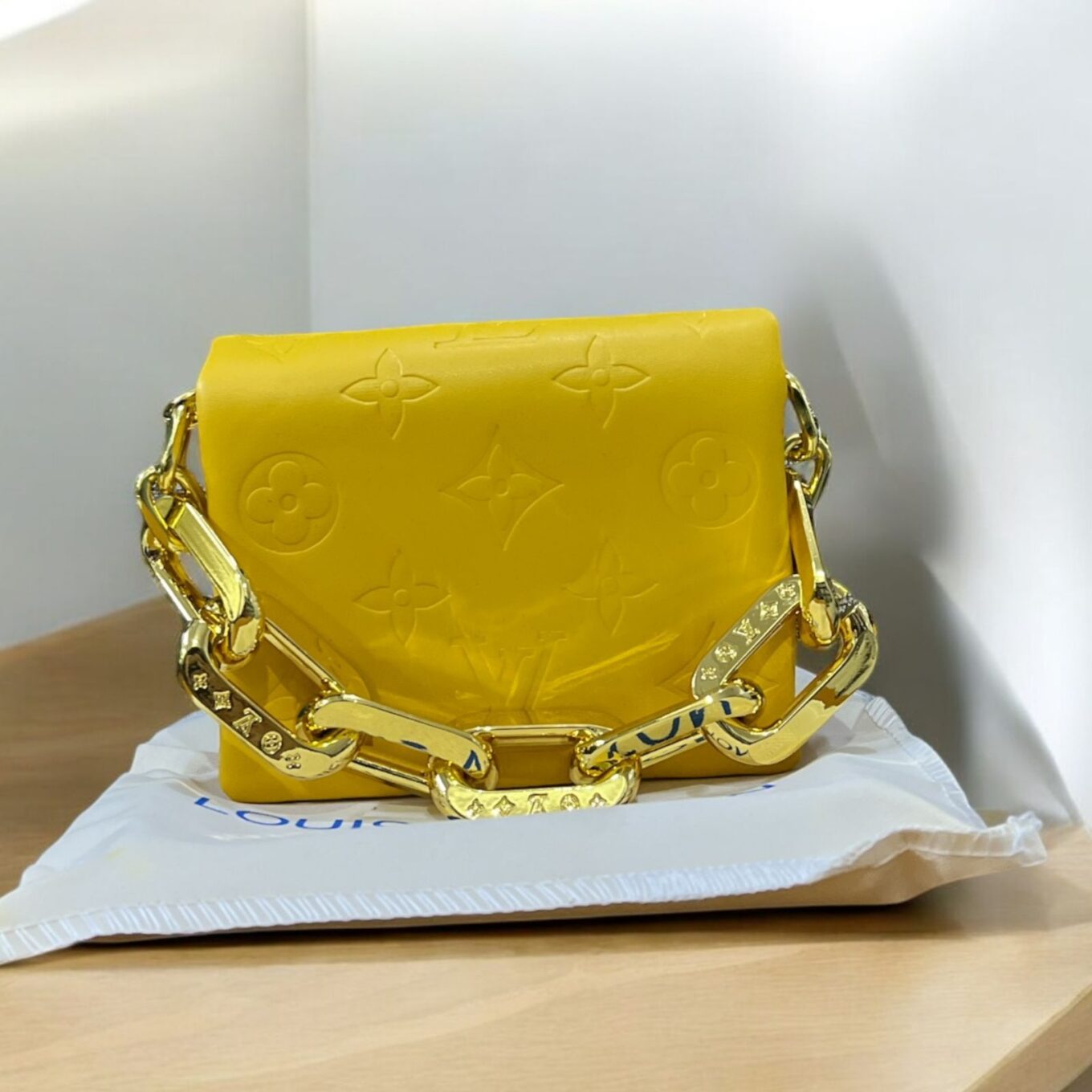Louis Vuitton Mini Nano Yellow Coussin Sling Bag (With Box) - TheLuxuryTag