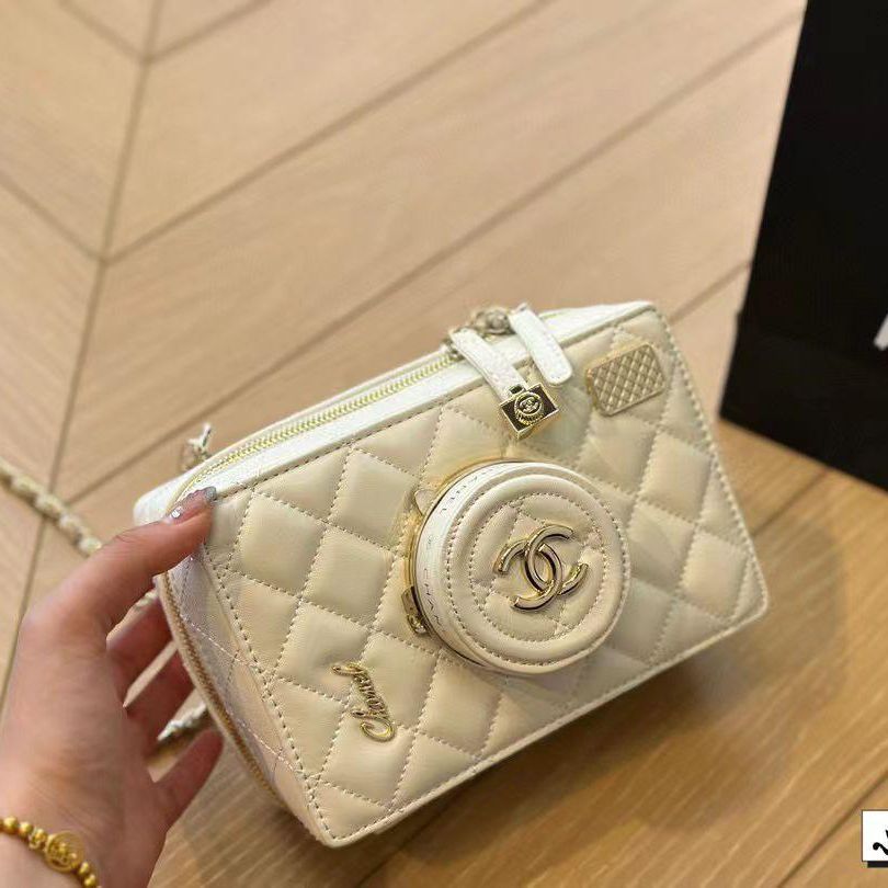 Chanel 24S White Camera Bag (With Box) - TheLuxuryTag