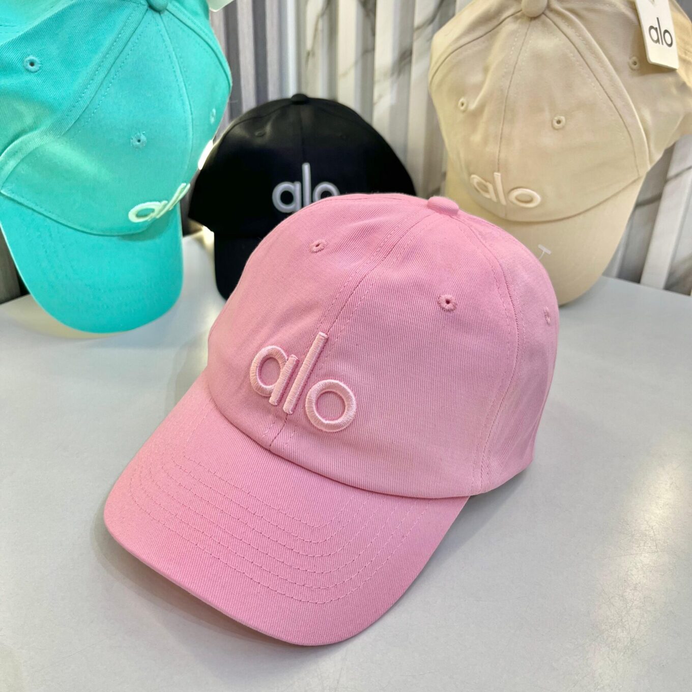 Alo Pink Baseball Cap - TheLuxuryTag