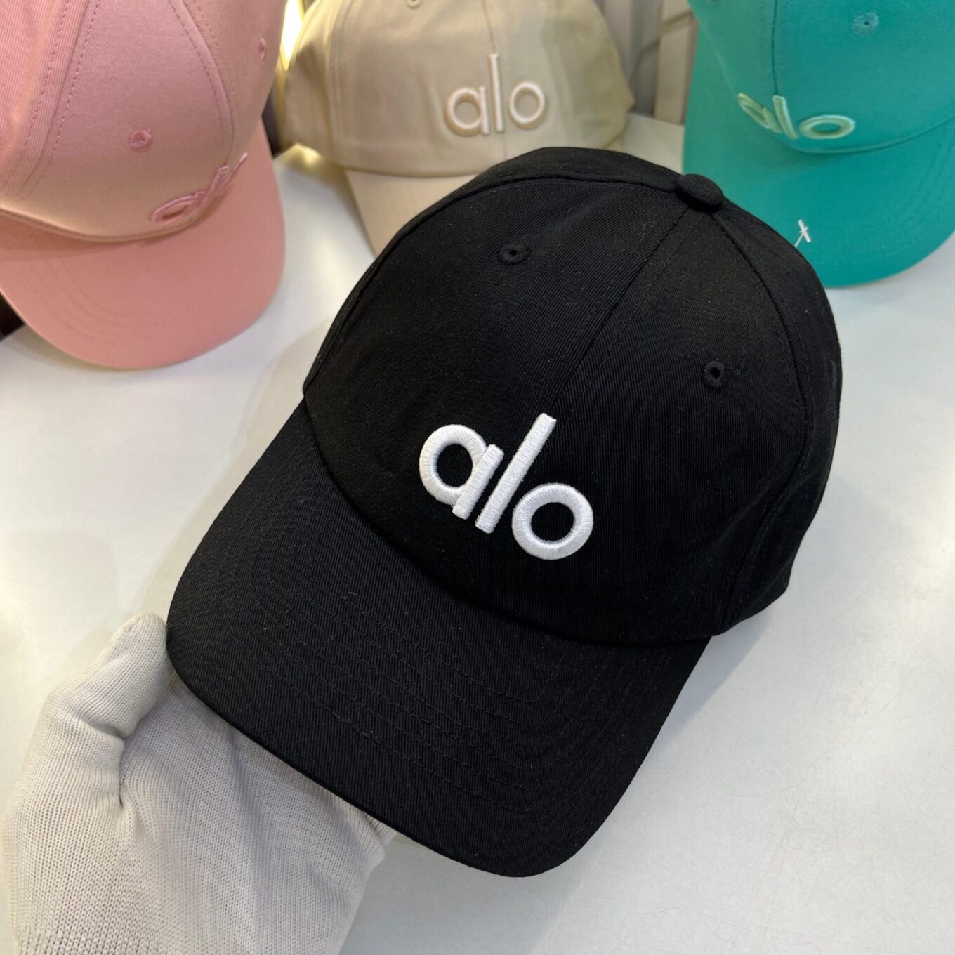Alo Black Baseball Cap - TheLuxuryTag