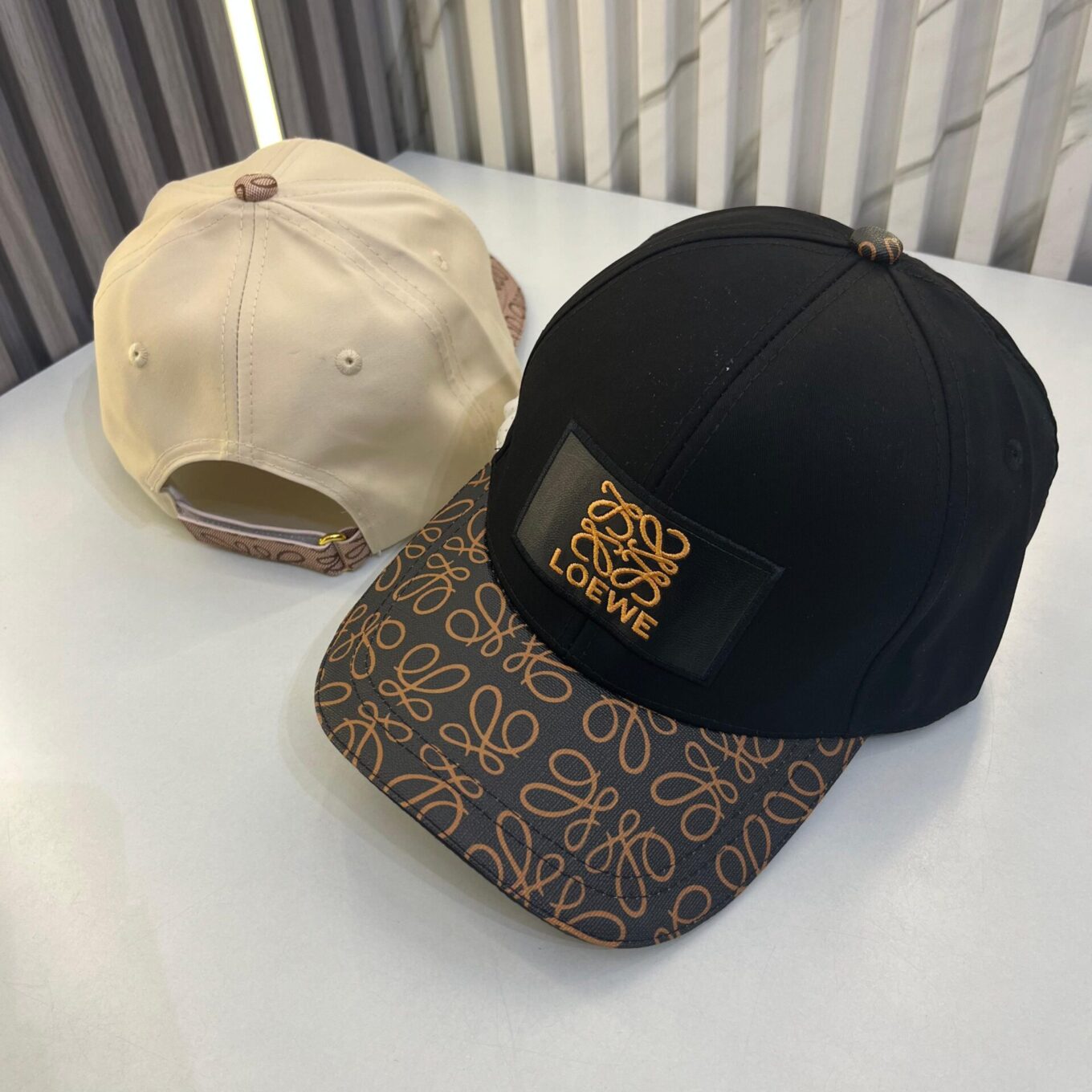 Loewe Black Brown Baseball Cap - TheLuxuryTag