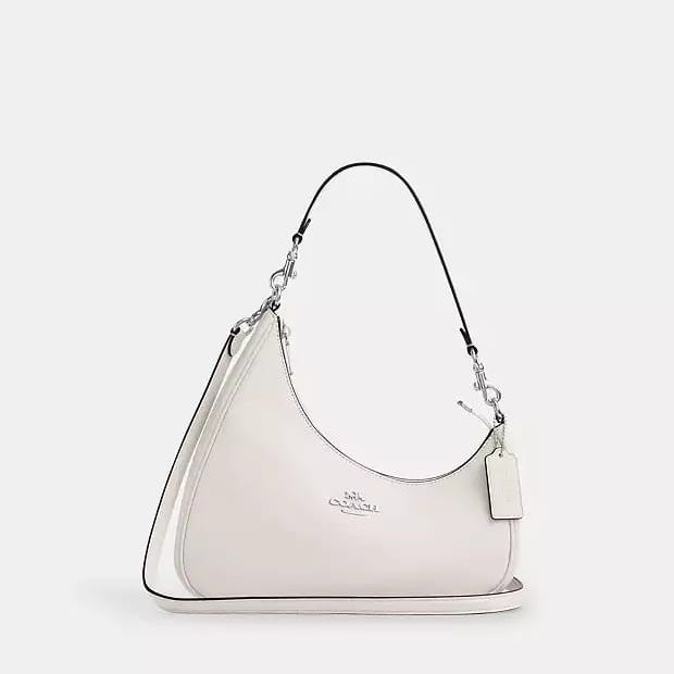 Coach Twisted White Teri Shoulder Bag (With Box) - TheLuxuryTag