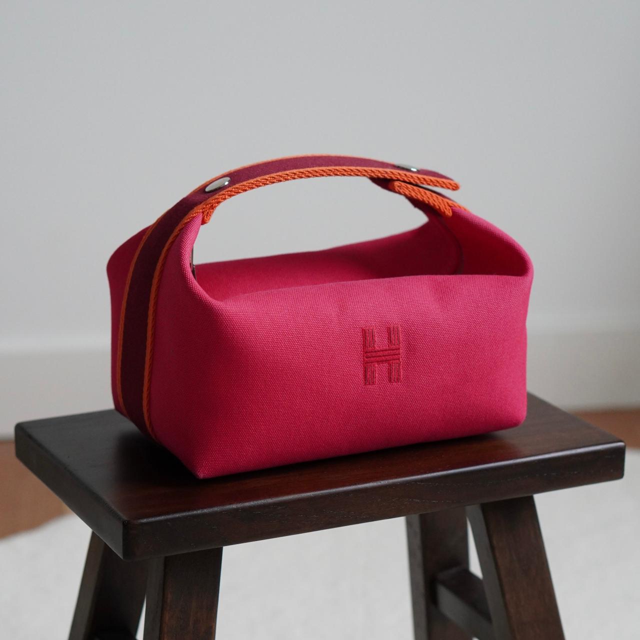 Hermes Bride A Brac Large Case Hibiscus Color Hand Bag (With Box ...